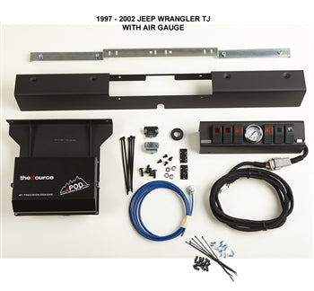 TJ 6 Switch Panel with Dual Lit LED W/Air Gauge 97-02 Wrangler TJ sPOD ...