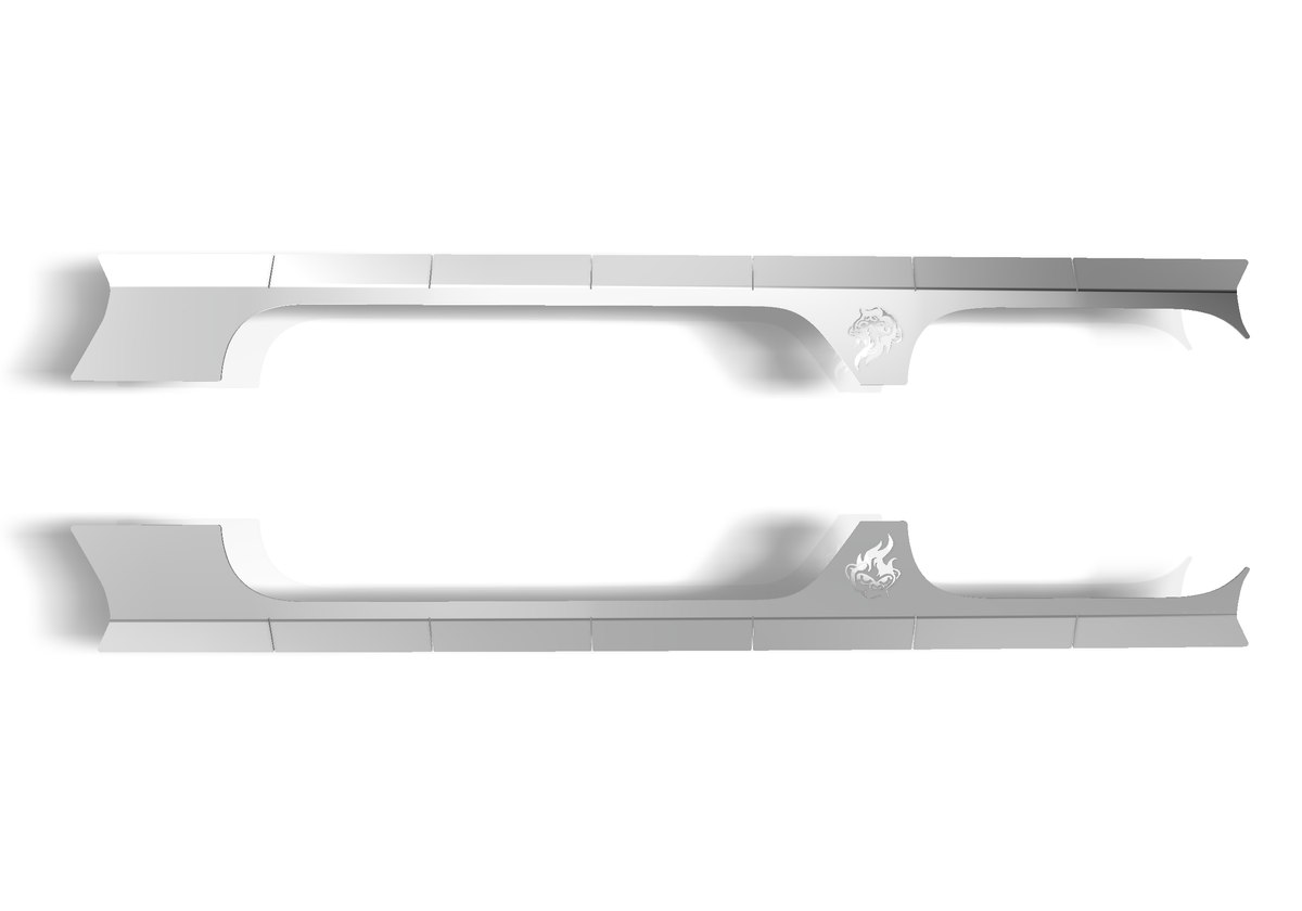 Rocker Body Cladding- Aluminum | Jeep Wrangler JL 4 Door – simotorsports